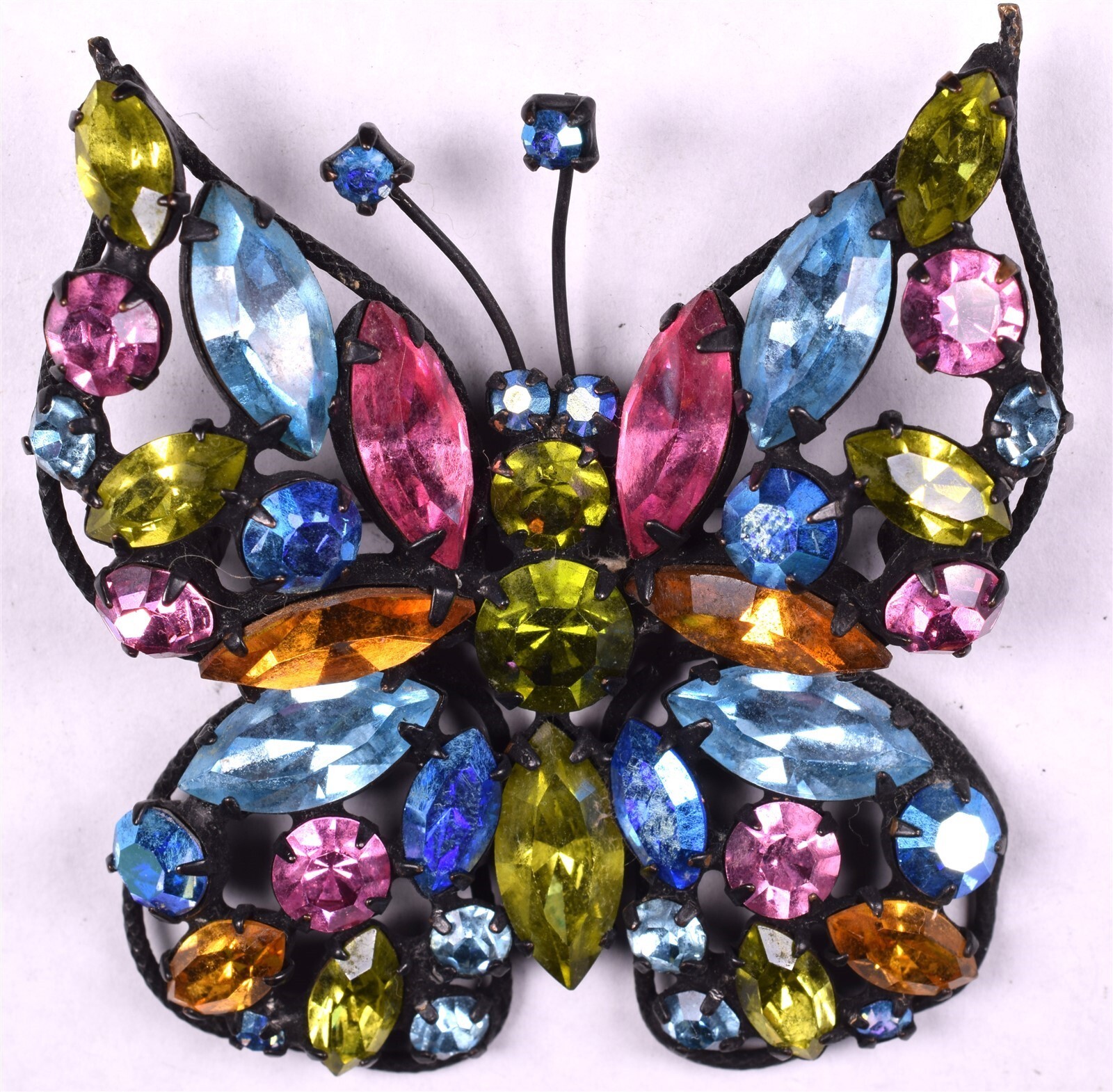 Signed Regency Large Butterfly Pin/Brooch Excellent V… - Gem