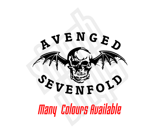 Avenged Sevenfold Death Bat vinyl sticker decal cd skin car window mac ...