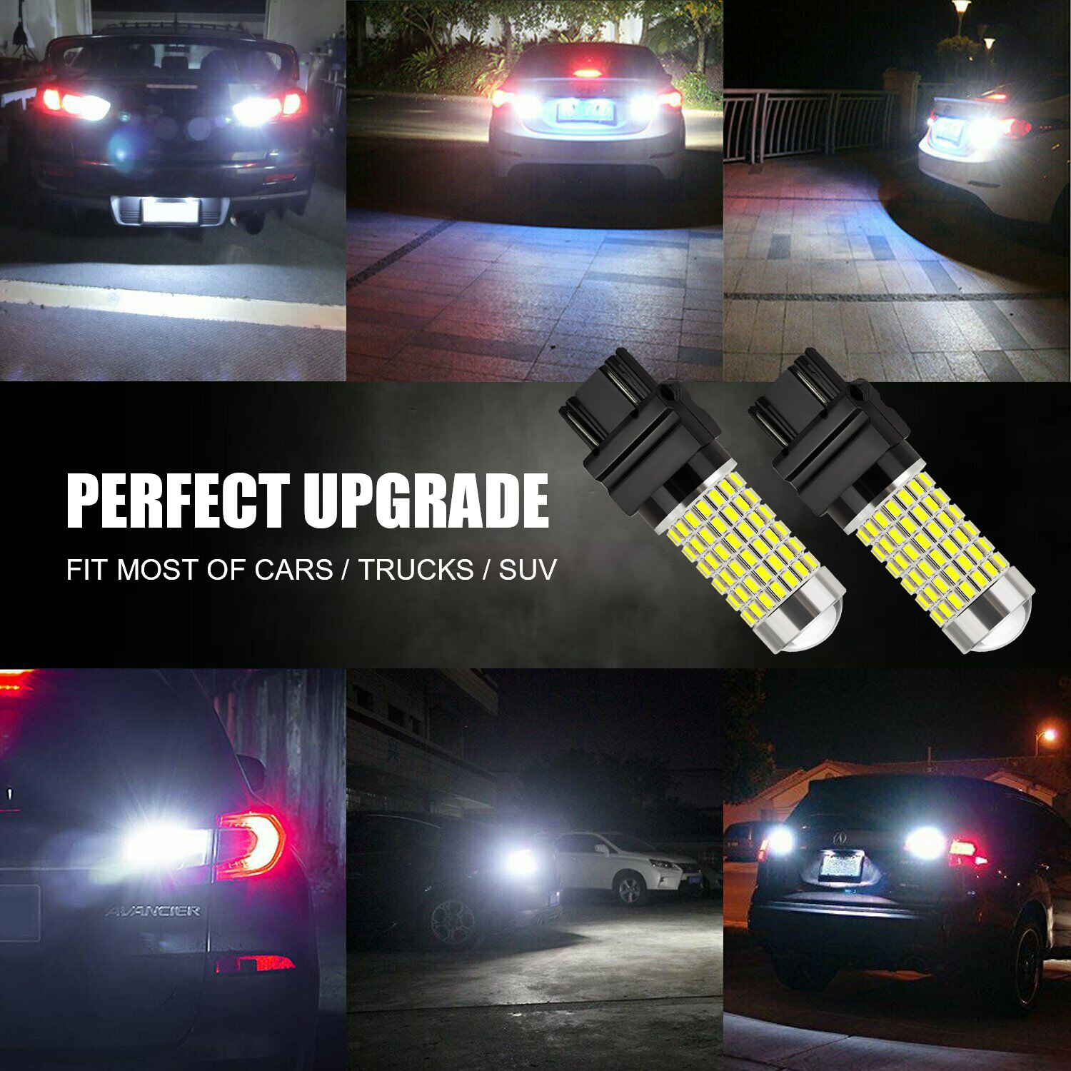 JDM ASTAR 144-SMD LED Backup Reverse Light Bulbs For Ford F-150 F150 ...