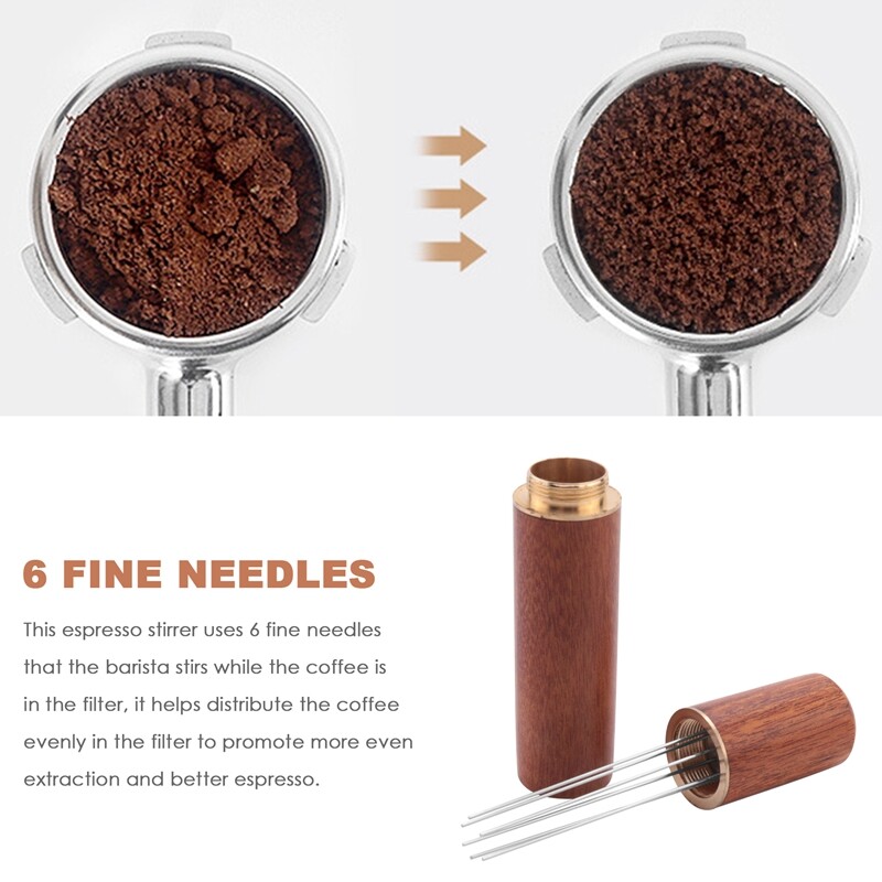 Espresso Distribution Stirrer Tool Coffee Powder Needle with Latte Pen ...