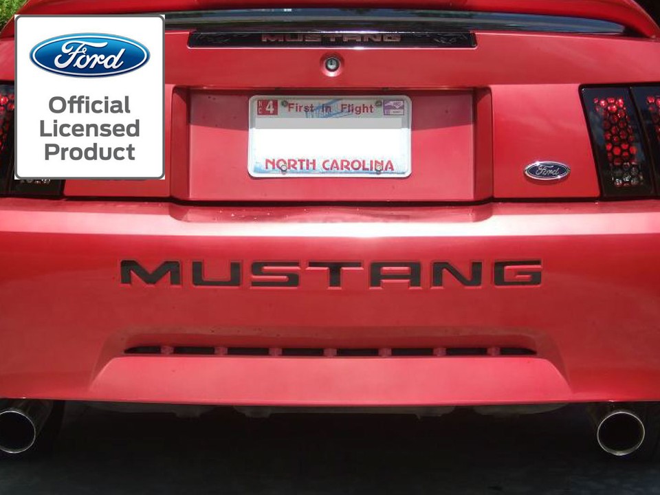 1999-2004 Ford Mustang Letters Rear Bumper Inserts Vinyl Decals ...