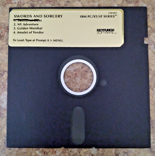 Swords And Sorcery 4 Games IBM/PC, Swords of Glass NY Adventure, Golden ...