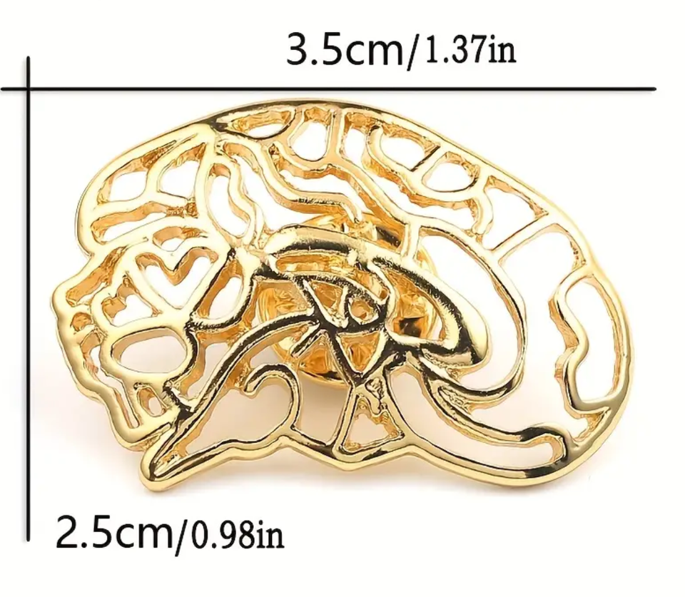 BRAIN - PIN Brooch Metal Pin Badges Perfect Holiday Gift Kids Movie ...