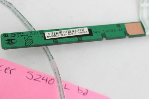 Acer 5240HL bd E227809 HXF-S 94V-0 A4H 19S03 A00 Button Control PCB ...