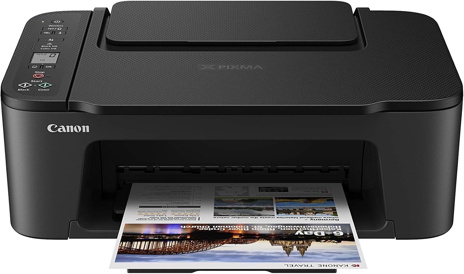 CANON PIXMA TS3520 Wireless All-In-One Printer, Compact Inkjet, Black ...