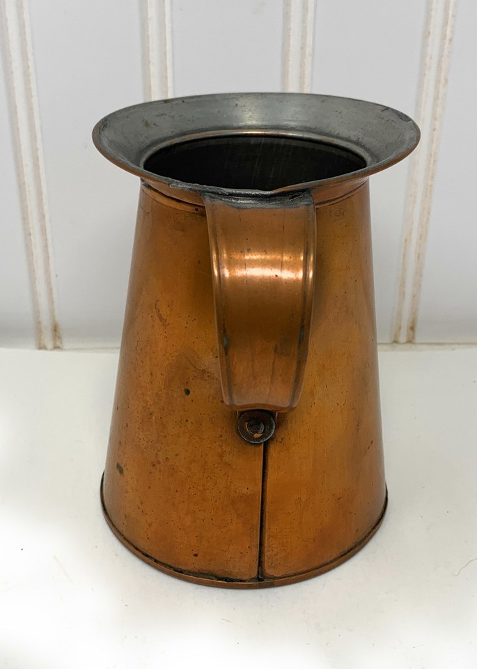 Antique Copper Mug Tankard Jug 4.75" tall | eBay