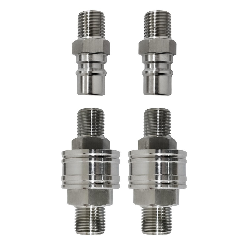 M16-M14 Hydraulic Attachment Fittings Quick Connect Adapters For Mini ...