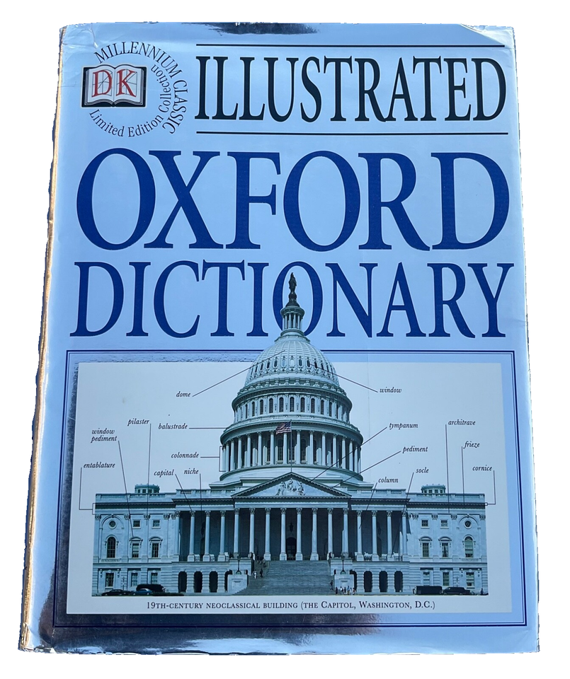 1998 DK ILLUSTRATED OXFORD DICTIONARY HARDCOVER REFERENCE BOOK 1008 ...