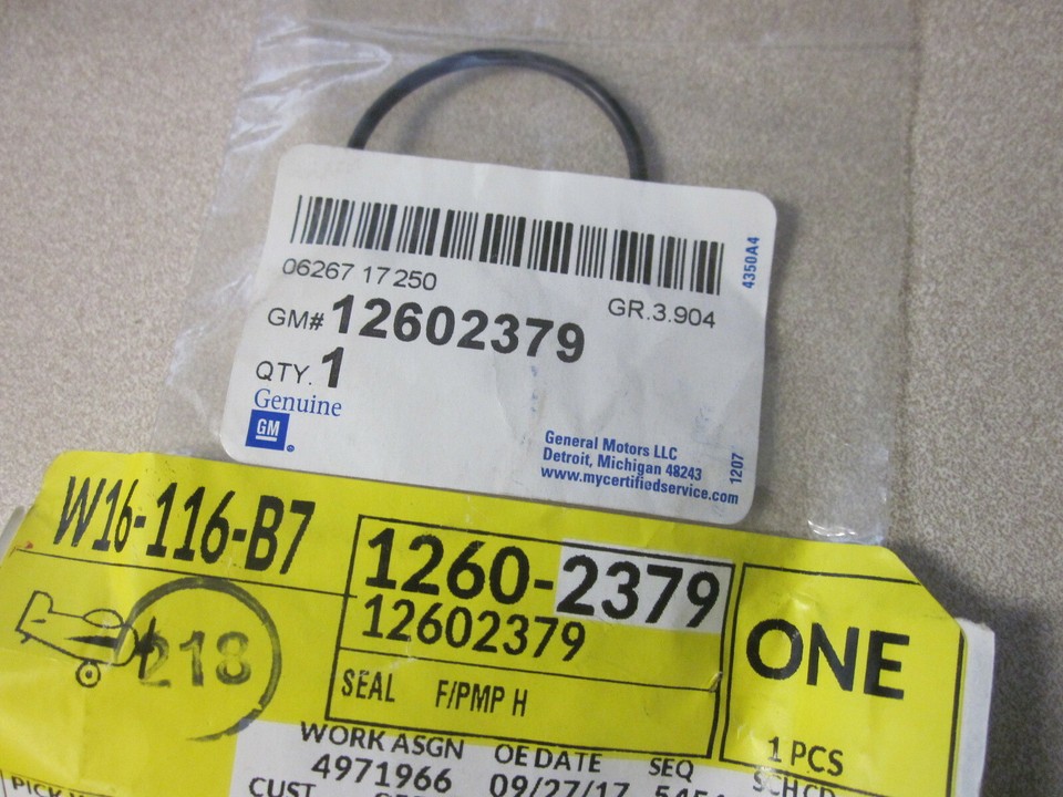 NOS GM Fuel Pump O Ring Gasket Chevy Camaro Equinox Impala GMC Terrain ...