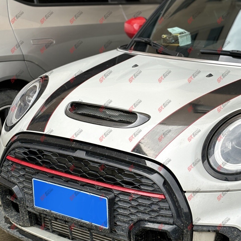 Carbon Fiber Bonnet Scoop Air Inlet Vent Cover For Mini Cooper S JCW ...