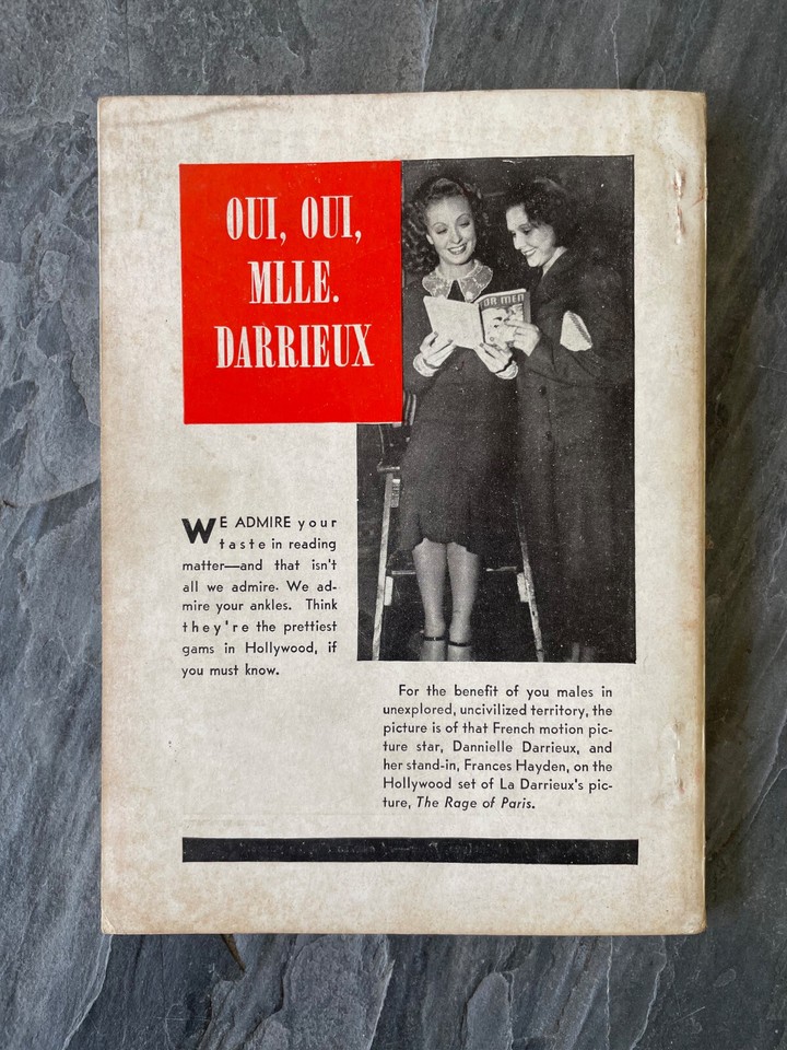 FOR MEN Aug 1938 Short Stories Cartoon Pub CC Beck John Ruge James ...