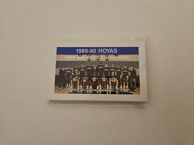 Georgetown Univ 1989/99 Men's Basketball Player Trading Card Set | eBay