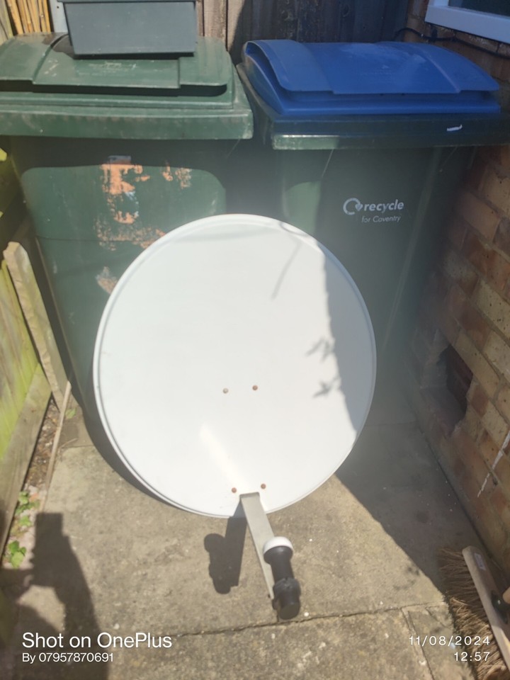 80cm satellite dish & LNB | eBay UK
