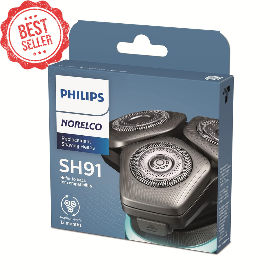 Genuine SH91/52 Shaving Heads for Philips S9000 9000 Prestige SH90 SH98 ...
