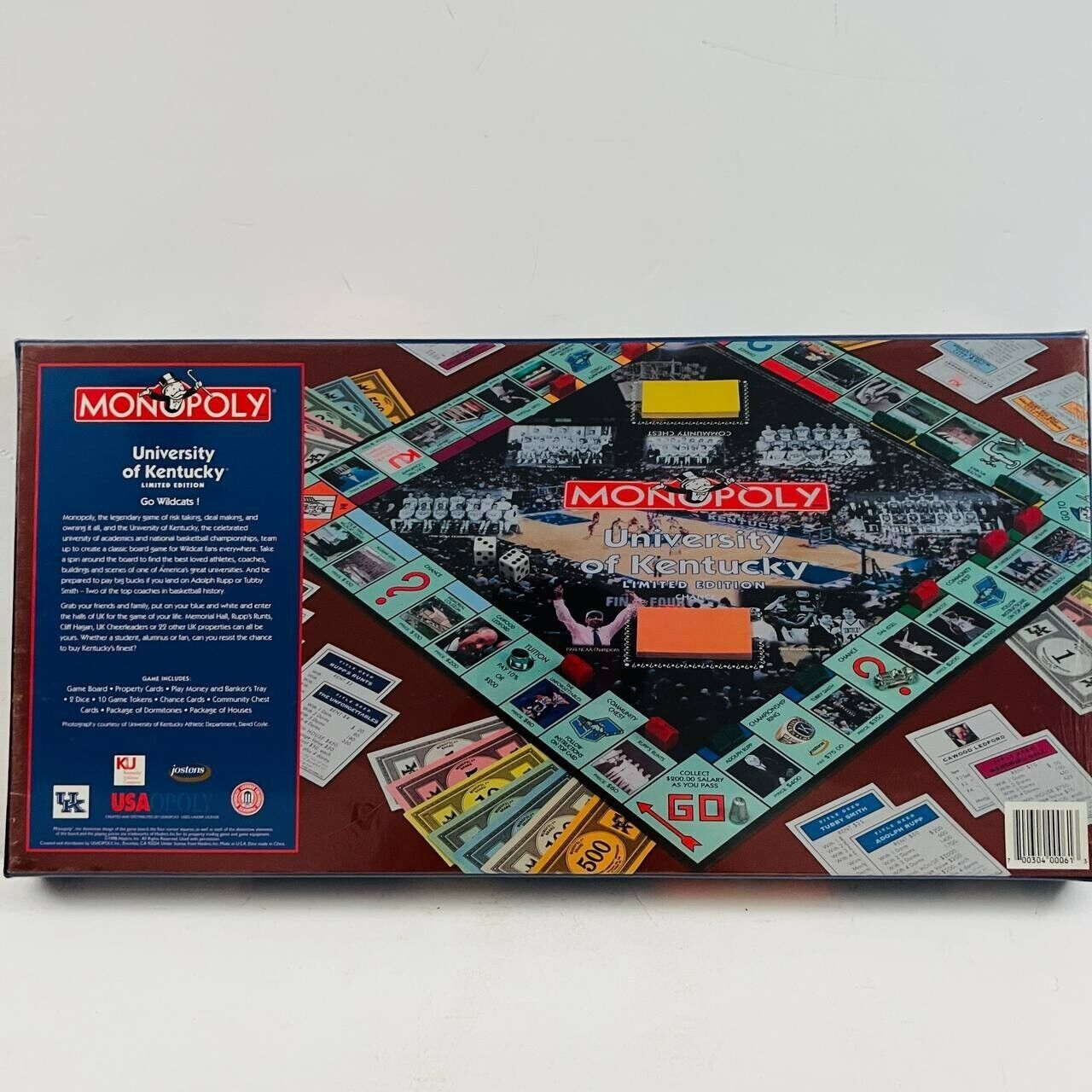 Vintage Monopoly University of Kentucky Limited Edition NCAA Board Game ...