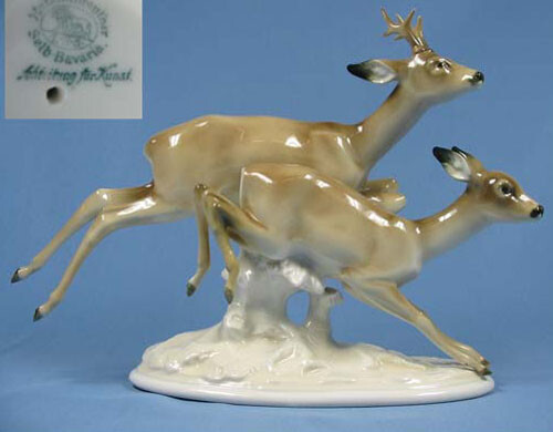 roe fawn figurine hutschenreuther porcelain figur deer tutter 192970 | eBay