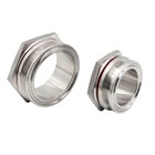 Weldless Bulkhead Stainless Steel S304 1.5"/2" Tri Clamp Kettle Bulkhead | eBay