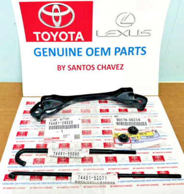 10-23 Lexus GX460 03-09 GX470 Battery Hold Down ClampKit GENUINE ...