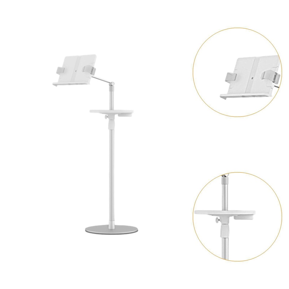 Floor Book Stand Adjustable Height and Angle Reading Book Stand Book ...