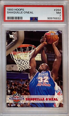 1993 Skybox NBA Hoops #264 Shaquille O'Neal HOF East All-Star *Fresh ...