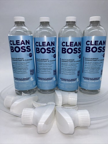 Clean Boss by Joy Multi-Surface Disinfectant & Cleaner 24 oz Ea ...