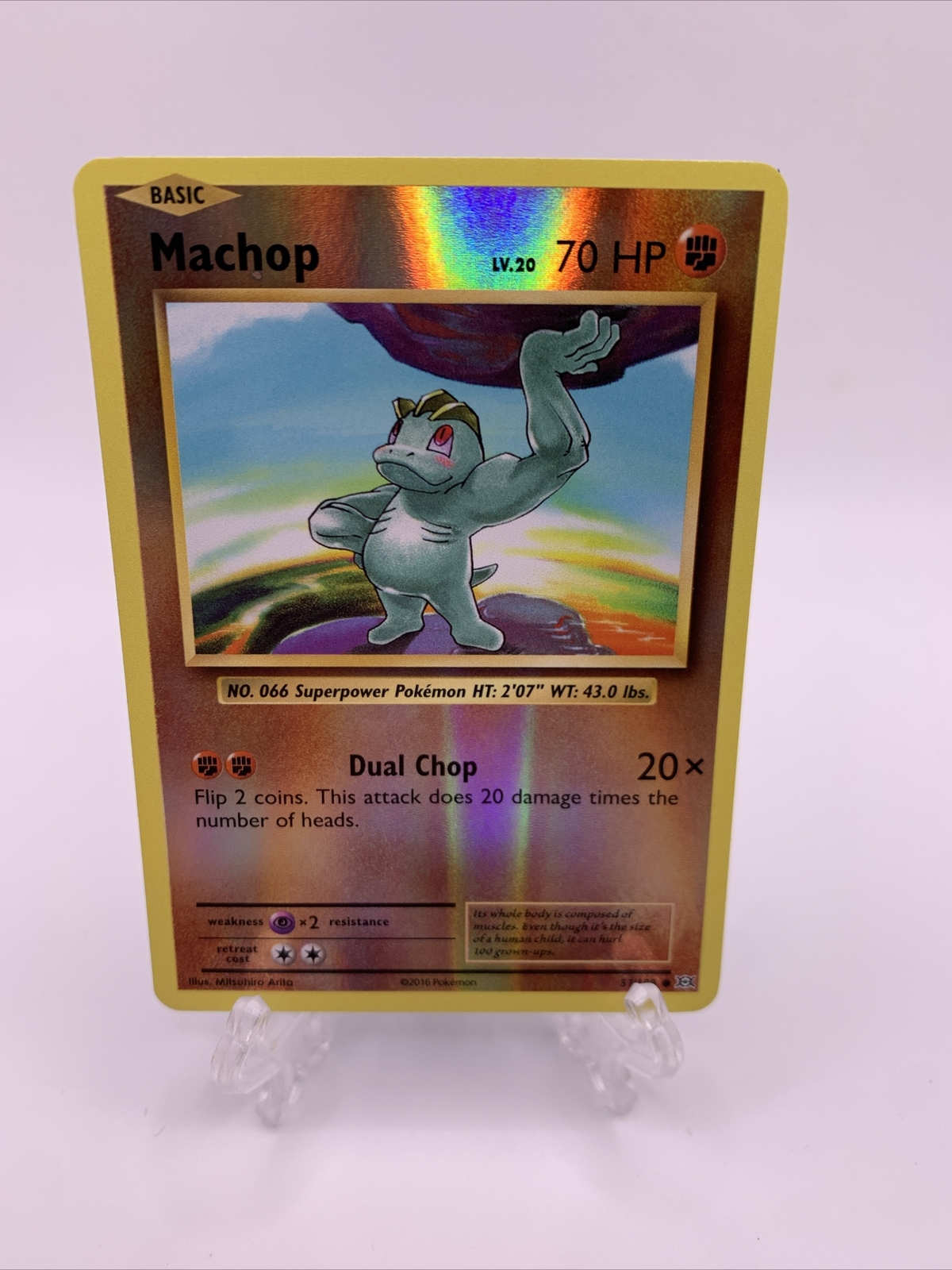 2016 Machop Basic Hp 70 Fighting #57/108 Pokemon 2016 Card | eBay