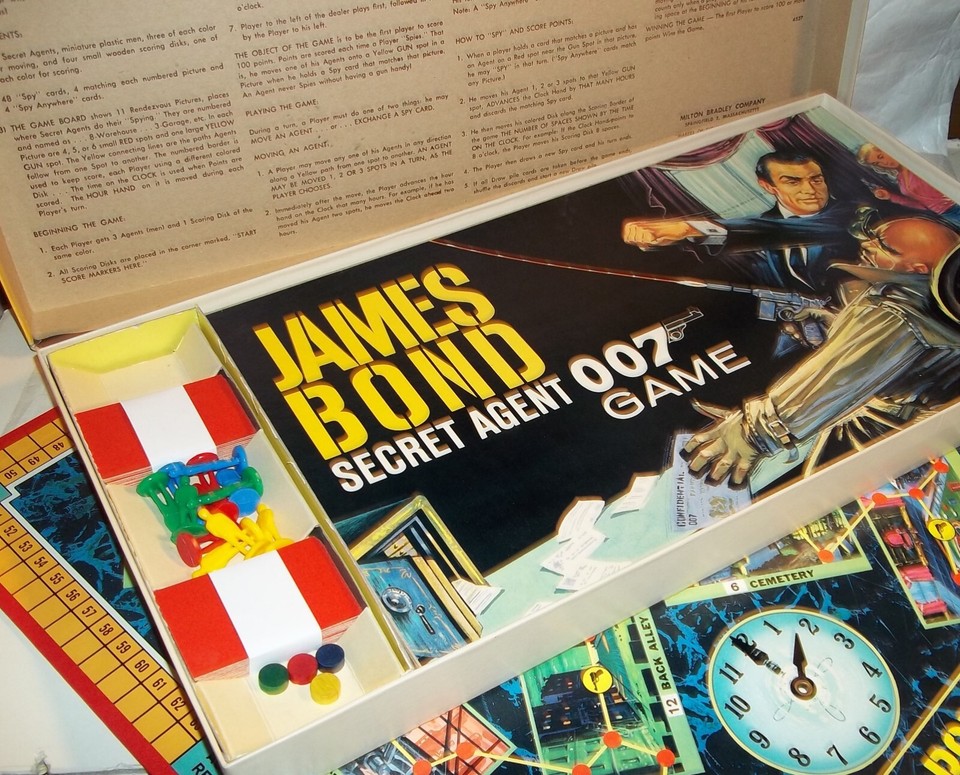 James Bond – Secret Agent 007 Game - 1964 Milton Bradley Complete | eBay