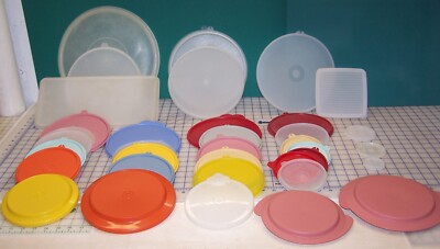 Tupperware Replacement Lids Seals Covers Assorted Color Sizes YOUR ...