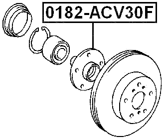Front Wheel Hub Fits Lexus 43502-06090, 43502-28090, 43502AA010 ...