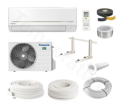 Panasonic Basic Split Inverter Klimaanlage Komplett-Set 2,5 kW A++/A+ ...