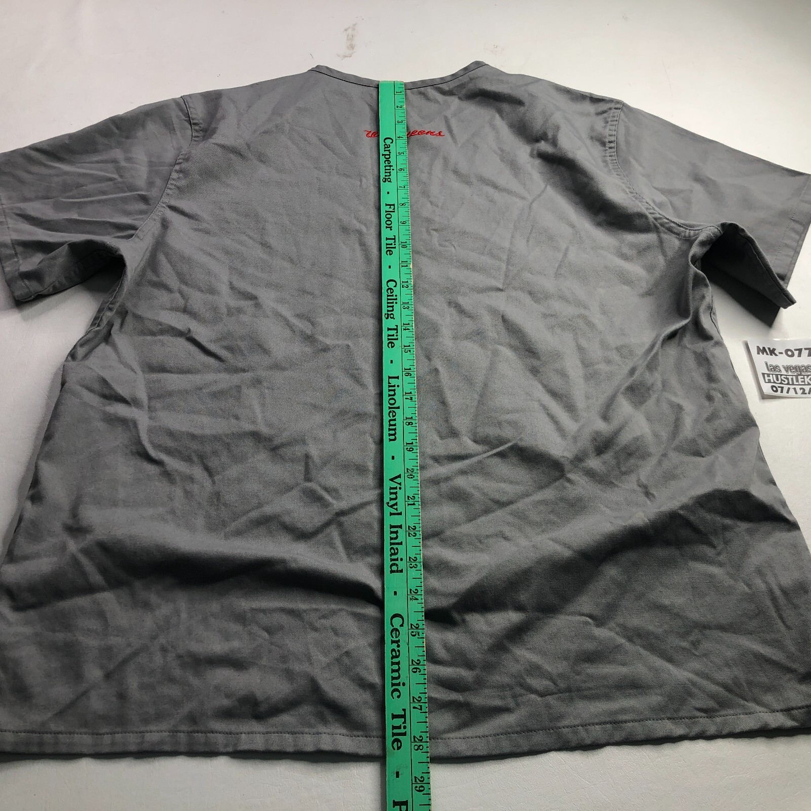 Official Walgreens Pharmacy Employee Work Uniform SCRUB Shirt Men LARGE ...