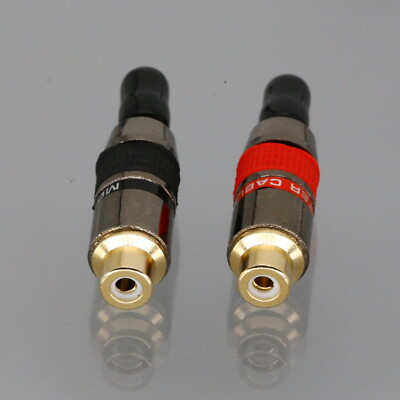 DIY Adapter Audio Phono RCA Female to CAMAC Male For Mark Levinson Pre ...
