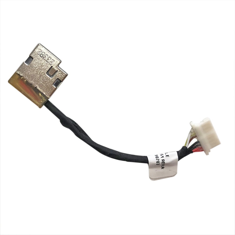 DC POWER JACK w/ CABLE HP M1-U001DX M1-U 11-U 15-AU M6-AQ M6-W 808155 ...