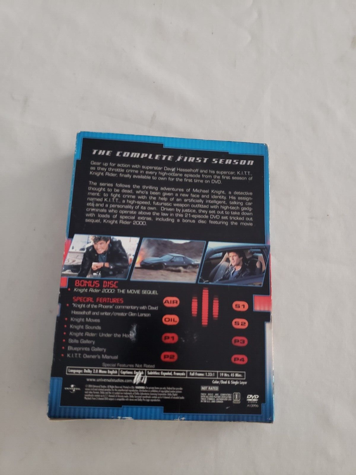 Knight Rider Season One DVD David Hasselhoff | eBay