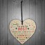 Personalised Teaching Assistant Gift Handmade Wood Heart TA Thank You ...