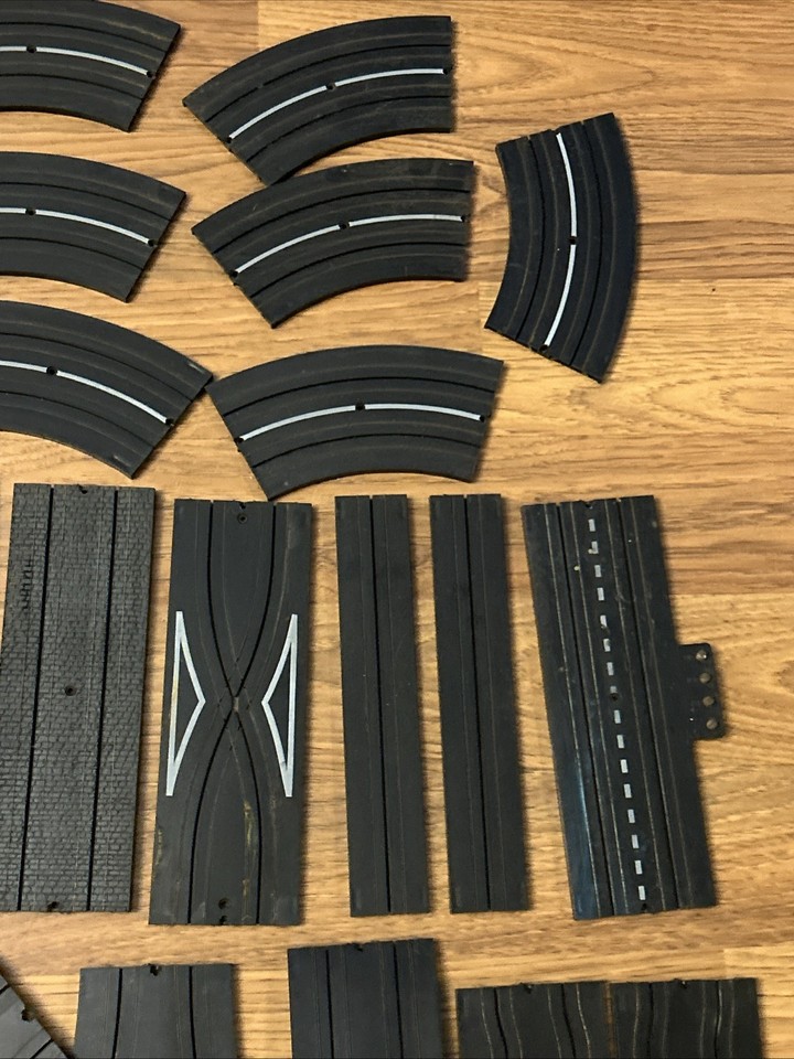 Aurora Model Motoring HO Scale Track Lot 70 Pc 1960s Power Packs Rail ...