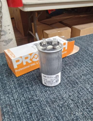 Protech Capacitor Single Round Metal Finish 40/440 43-101666-25 New | eBay