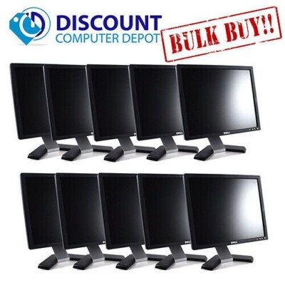 1 LOT of 10 Dell UltraSharp 19" Monitor Desktop Computer PC LCD (Grade ...