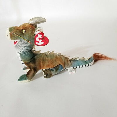 ty Zodiac Collection Beanie Babies Dragon 2000 Chinese PE Pellets ...