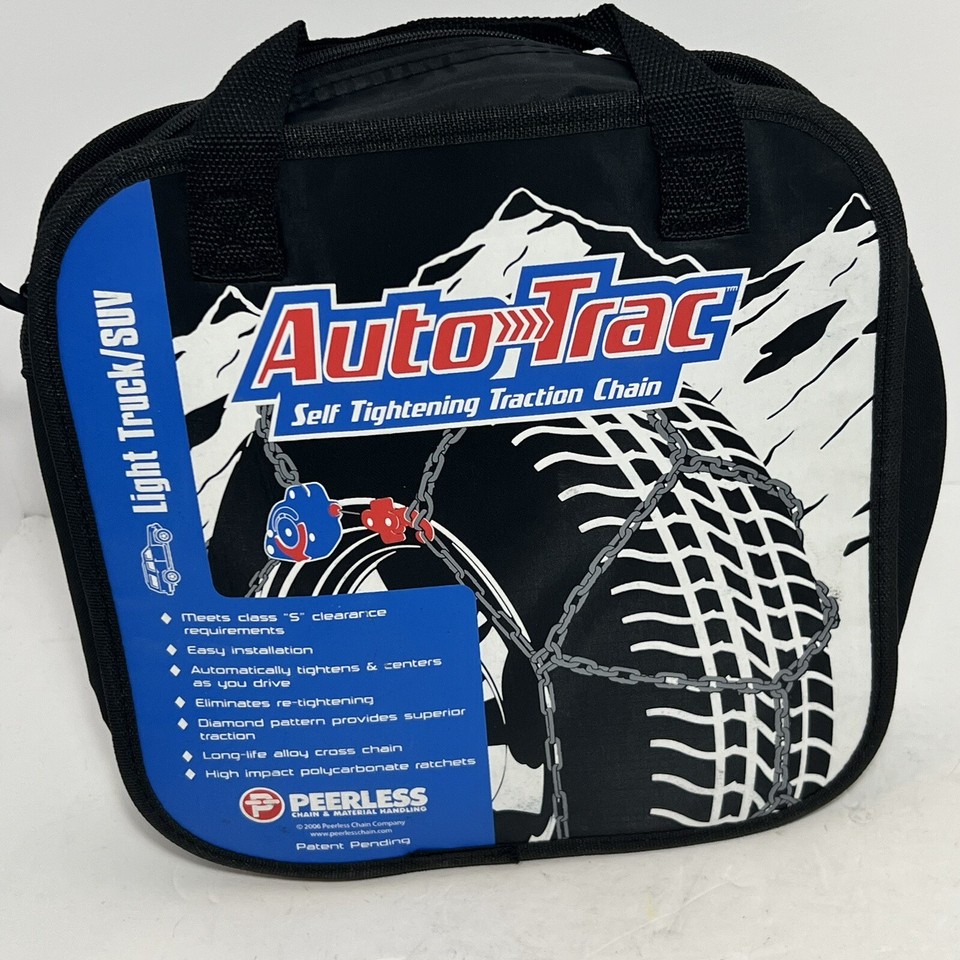 Peerless Auto-Trac Light Truck/SUV Tire Chain Self Tightening Traction ...
