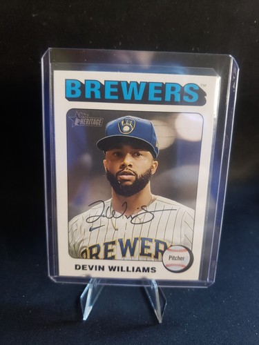 2024 Topps Heritage - Devin Williams #330 White Border for sale online ...