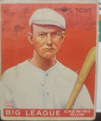 1933 Goudey # 86 Phil Todt | eBay