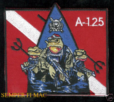 COMBAT DIVER PATCH a-125 MILITARY VETERAN UDT MARK UNDERWATER SPECIAL ...