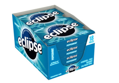 ECLIPSE Peppermint Sugar Free Chewing Gum, 18 Pieces (8 Packs) | eBay