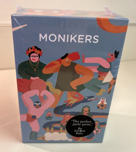 Monikers Charades Style Card Game, "The Perfect Party Game" Family ...