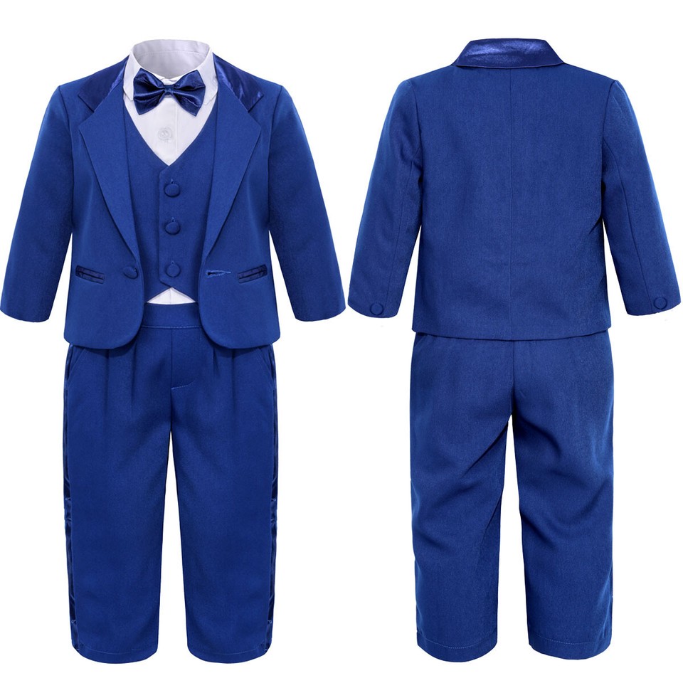 Baby Toddler Boys Easter Outfits Formal Wedding Suit Set Gentleman ...