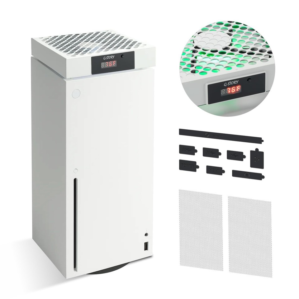 Smart Xbox Series X Cooling System | LED Temp Display | 3-Speed Fan ...
