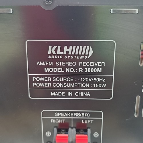 KLH Audio R-3000 100w/ch stereo receiver No Remote | eBay