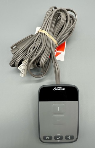 Sunbeam PP21 3 Pin Wired Connected Heated Bedding Blanket Controller ...