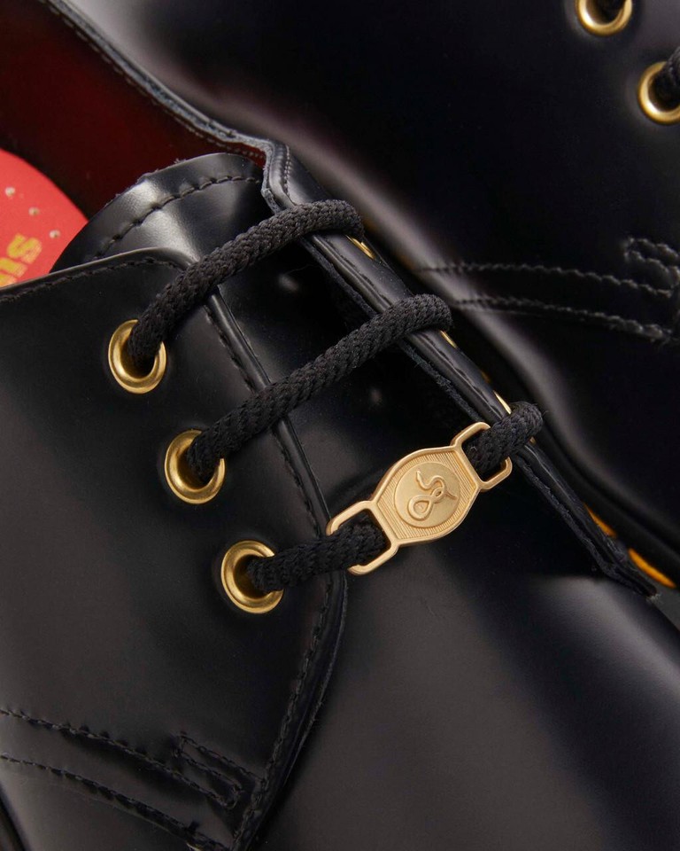 Dr Martens 1461 Year of the Snake Leather Lace Up Premium Shoes Black ...